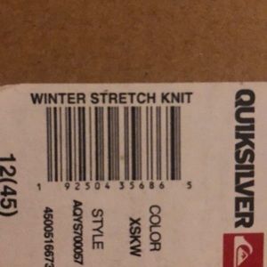 Quiksilver | Shoes | Quicksilver Men Winter Stretch Knit Shoes | Poshmark